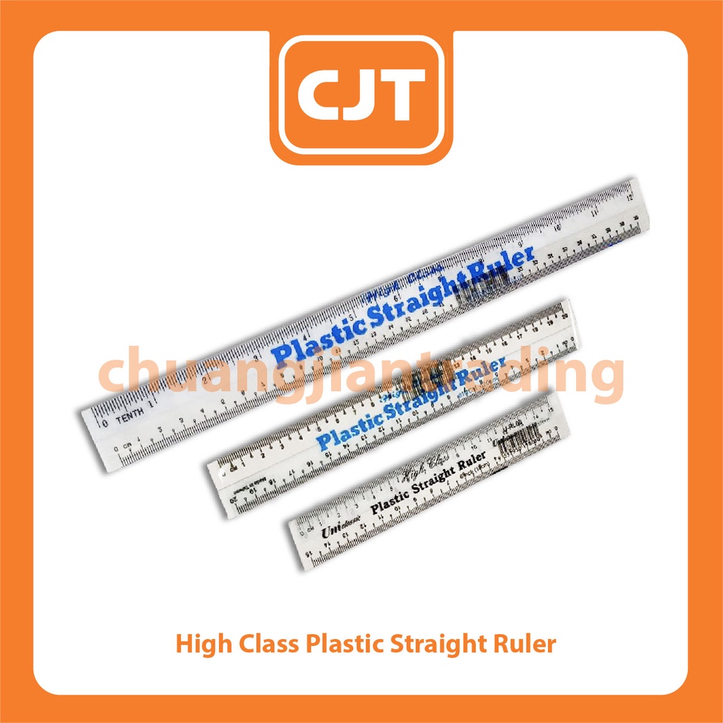 CJT SUREMARK/Astar/High Class Plastic Straight Ruler 15cm 20cm 30cm | Shopee Malaysia