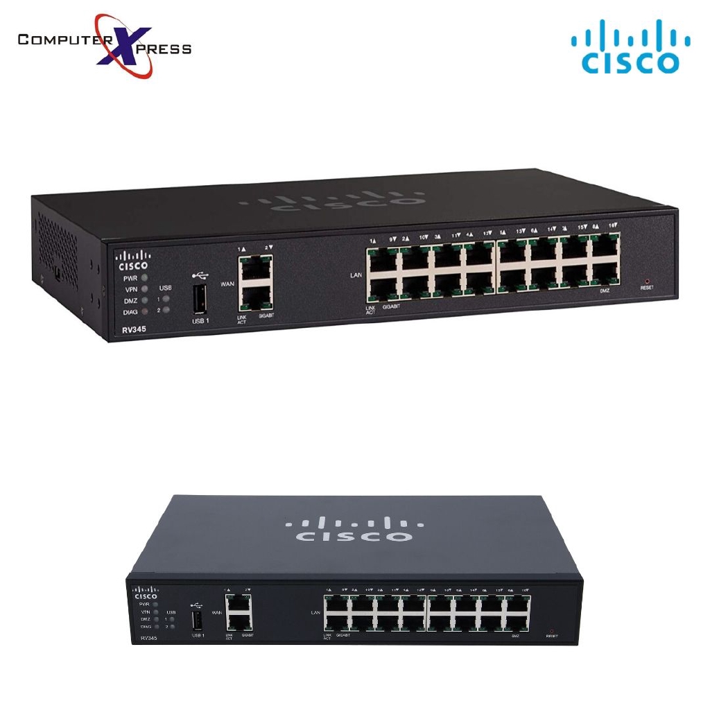 Cisco RV345 Dual WAN Gigabit VPN Security Router | Shopee Malaysia
