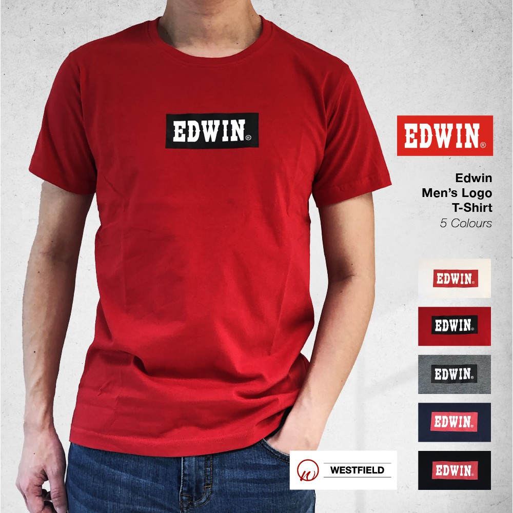 EDWIN MEN'S LOGO T-SHIRT ( 7480 1639 ) | Shopee Malaysia