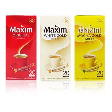 MAXIM Instant Coffee - Mocha Gold, White Gold, Original & Arabica ...