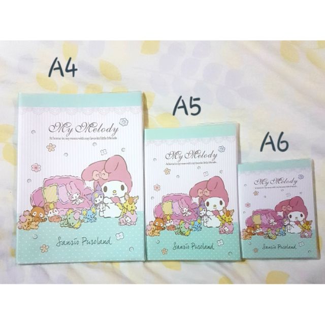 My Melody notebook (A4,A5,A6) | Shopee Malaysia
