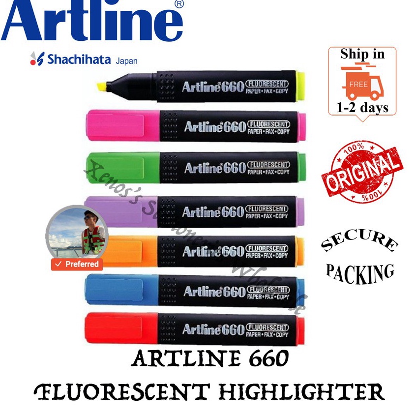 ARTLINE 660 FLUORESCENT HIGHLIGHTER (READY STOCK / 100% ORIGINAL ...
