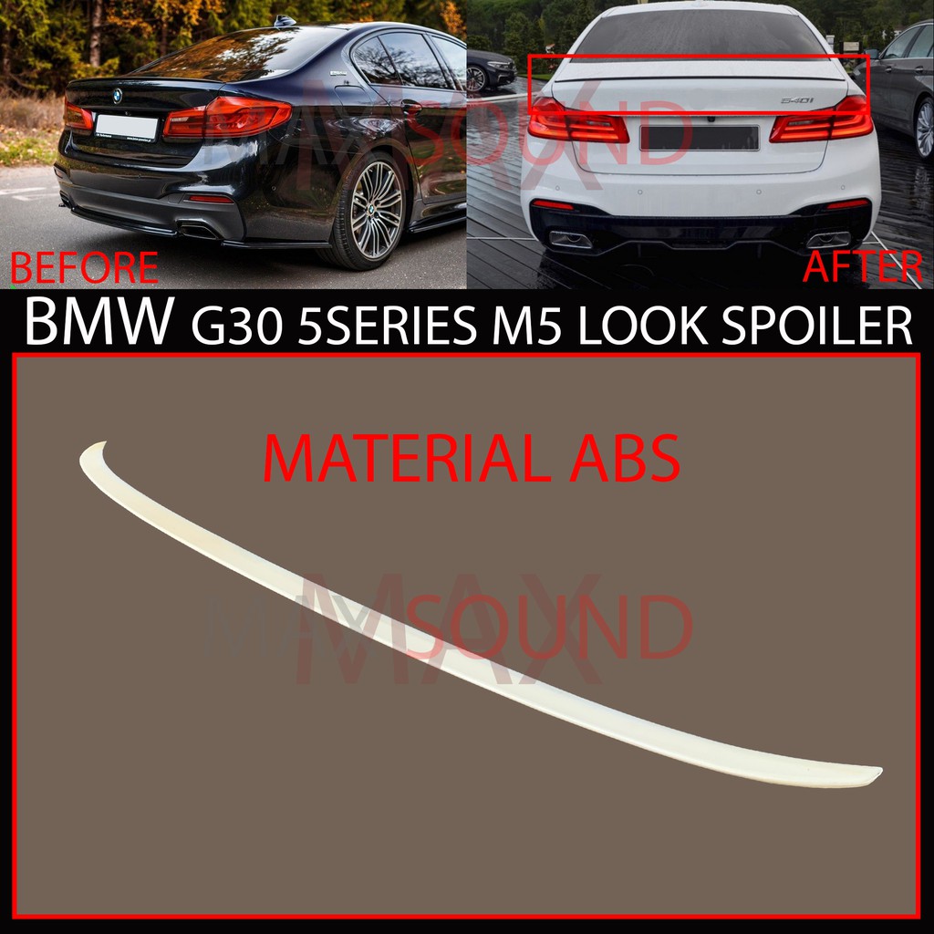 BMW G30 M5 M SPORT 5SERIES 4 DOOR M5 LOOK REAR SPOILER TRUNK SPOILER ...
