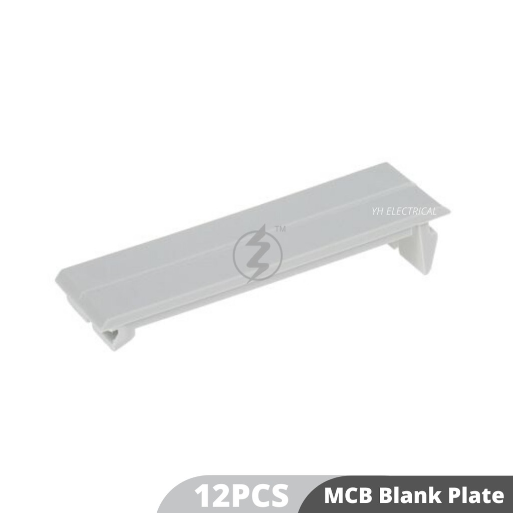 [12PCS] MCB Blank Module SP Blank Plate for Consumer Unit MCB / MCB Space / tutup kosong mcb ...