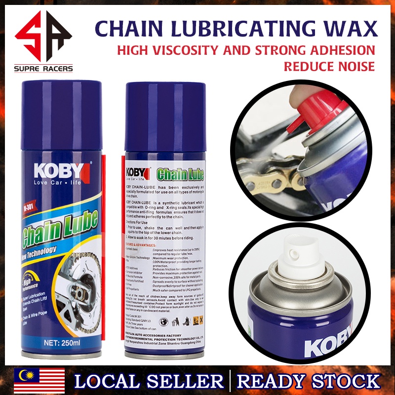 KOBY Motorcycle Chain Lube Brush 4 in 1 Spray Minyak Rantai Pencuci ...