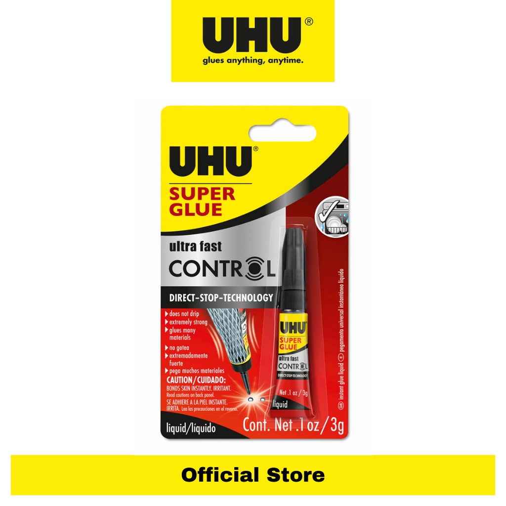 UHU Original Super Glue Control (3g) | Shopee Malaysia
