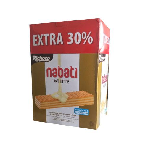 Richoco Nabati White- Milk Vanilla Cream Wafer 20 x 18g | Shopee Malaysia