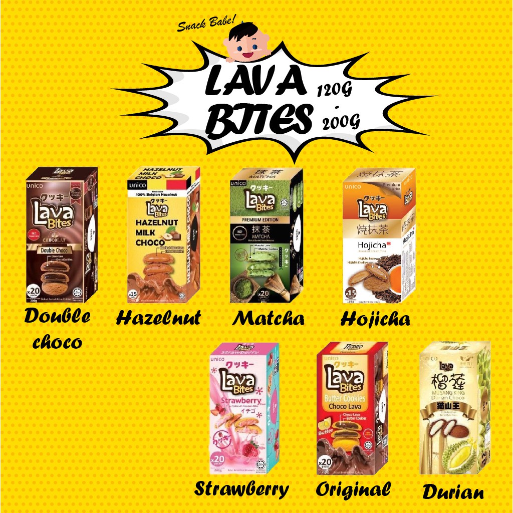 UNICO LAVA BITES COOKIES | Shopee Malaysia