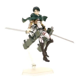 Bootleg Anime 14cm Figma 213 Attack On Titan Levi AOT Action Figure ...