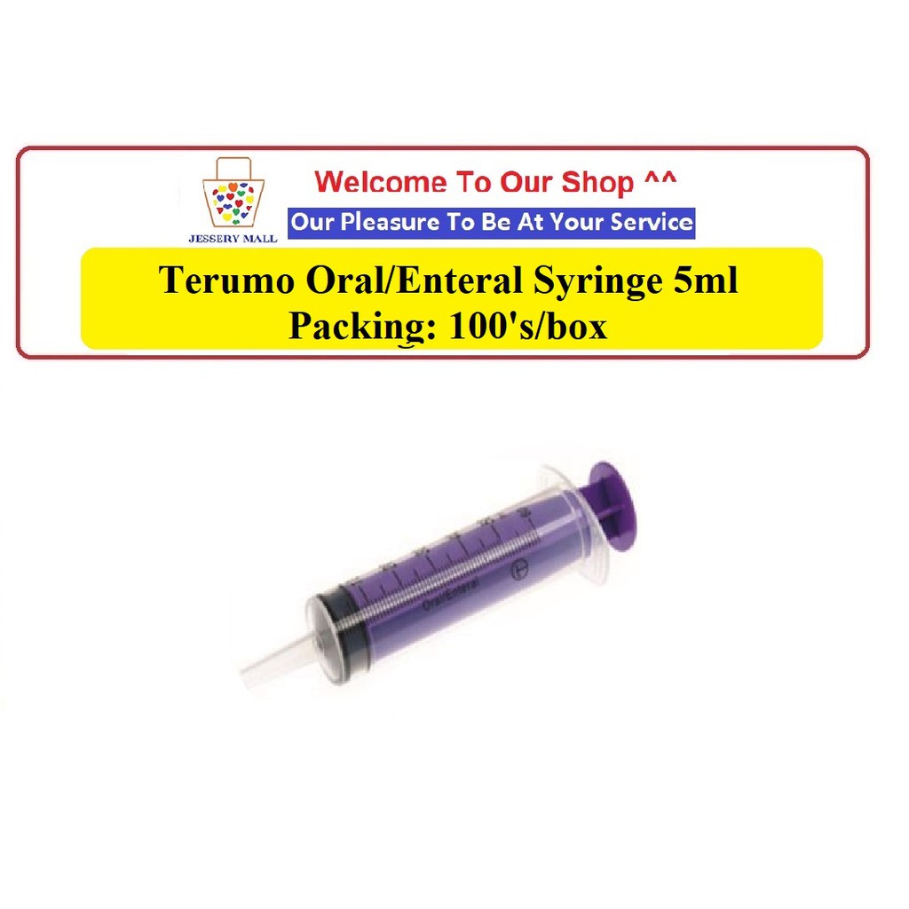 TERUMO ORAL/ENTERAL SYRINGE 5ML (100PCS/BOX) | Shopee Malaysia