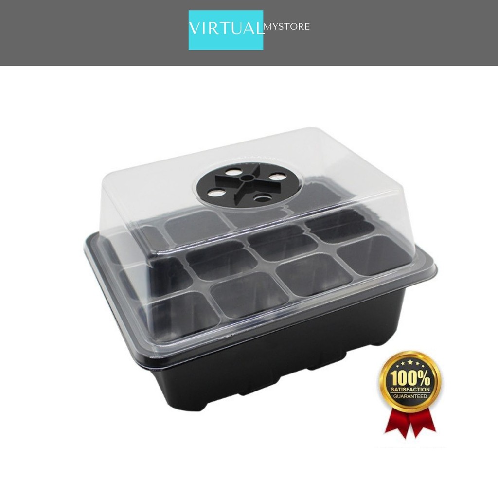 [READY STOCK !!! ] TRAY SEMAIAN/SEEDLINGS TRAY 12 LUBANG BERTUTUP DAN ...