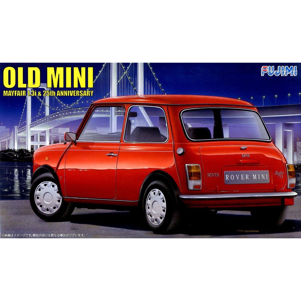 Car Model 1/24 Fujimi Old Mini Mayfair 1.3i & 25th Anniversary Plamo ...