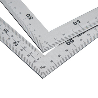 L SHAPE RULER STAINLESS STEEL 150 X 300MM Square Angle Scale Ruler Tool ...