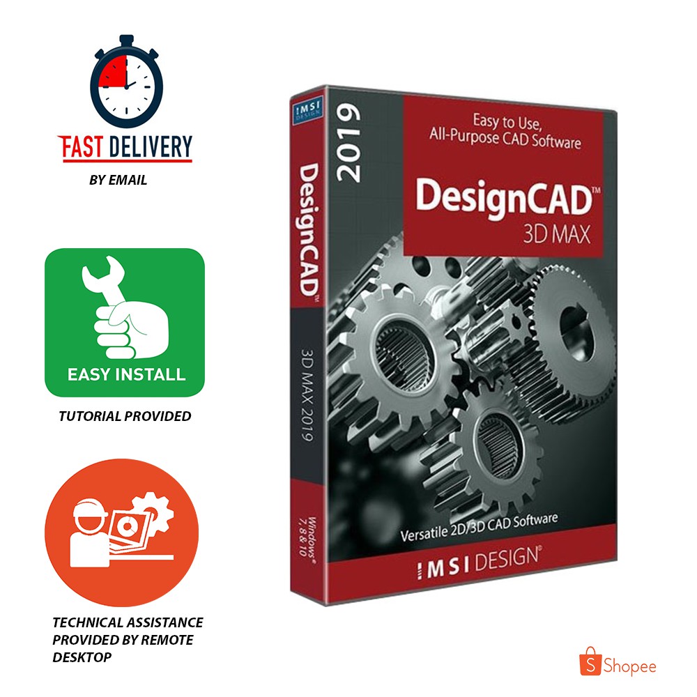 DesignCAD 3D Max 2019 Full Version | Shopee Malaysia