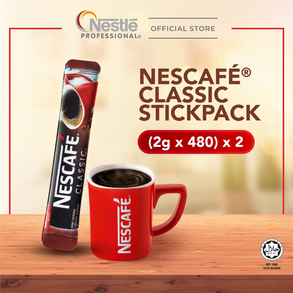 NESCAFE CLASSIC Stickpack - 2g (Carton) | Shopee Malaysia
