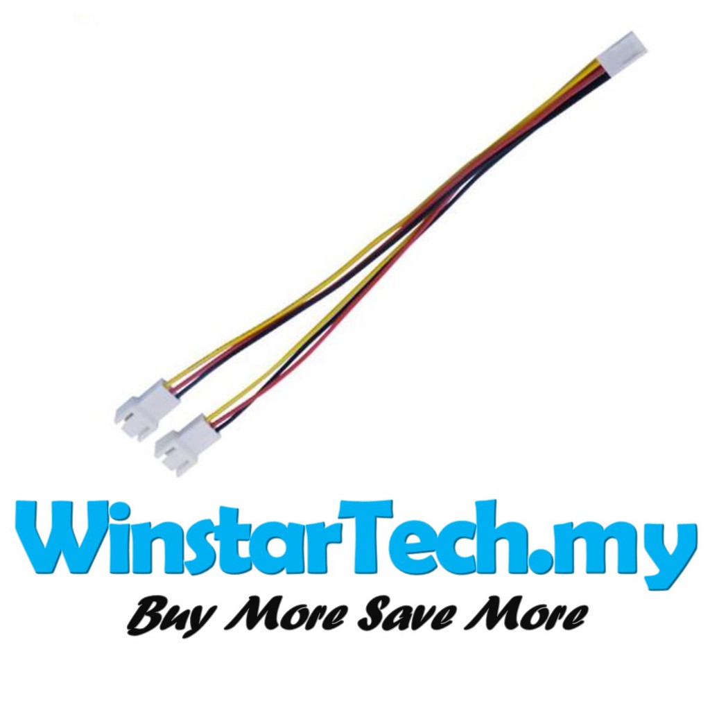 3pin 3 pin PWM Fan Splitter Y Extension Power Cable Male to Female PC ...