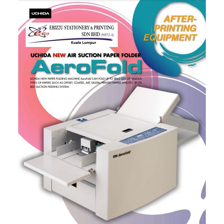Uchida Fully Automatic Folding Machine AeroFold A3 Document Folder ...