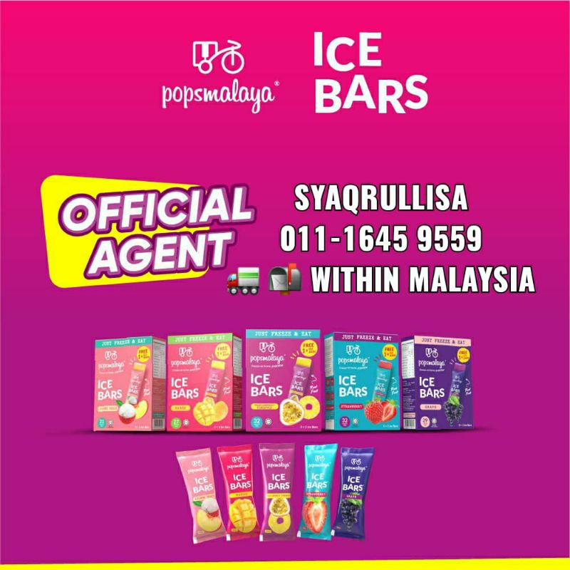 Pops Malaya Ice Bars Agent: Syaqrullisa | Shopee Malaysia