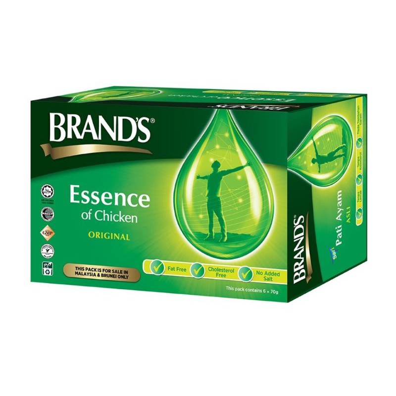 BRAND'S Essence of Chicken Original Pati Ayam Asli (70g X 6 bottles ...