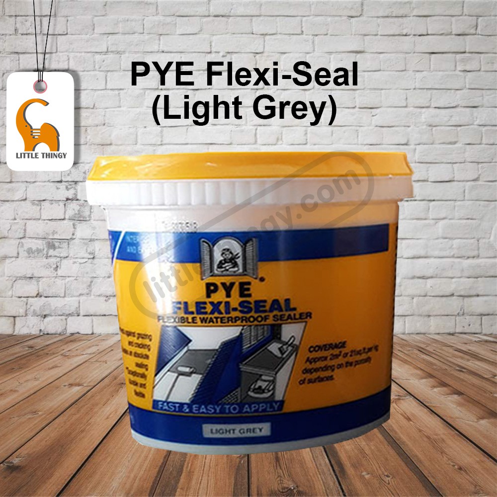 1Kg PYE Flexi-Seal (White / Light Grey) Flexible Waterproof Sealer ...