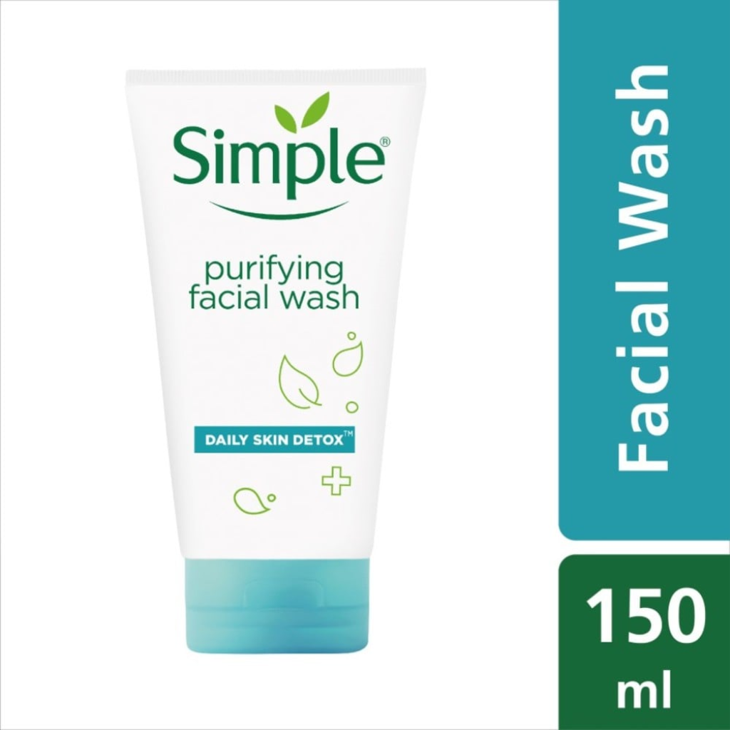 SIMPLE Daily Skin Detox Purifying Facial Wash 150ml | Shopee Malaysia