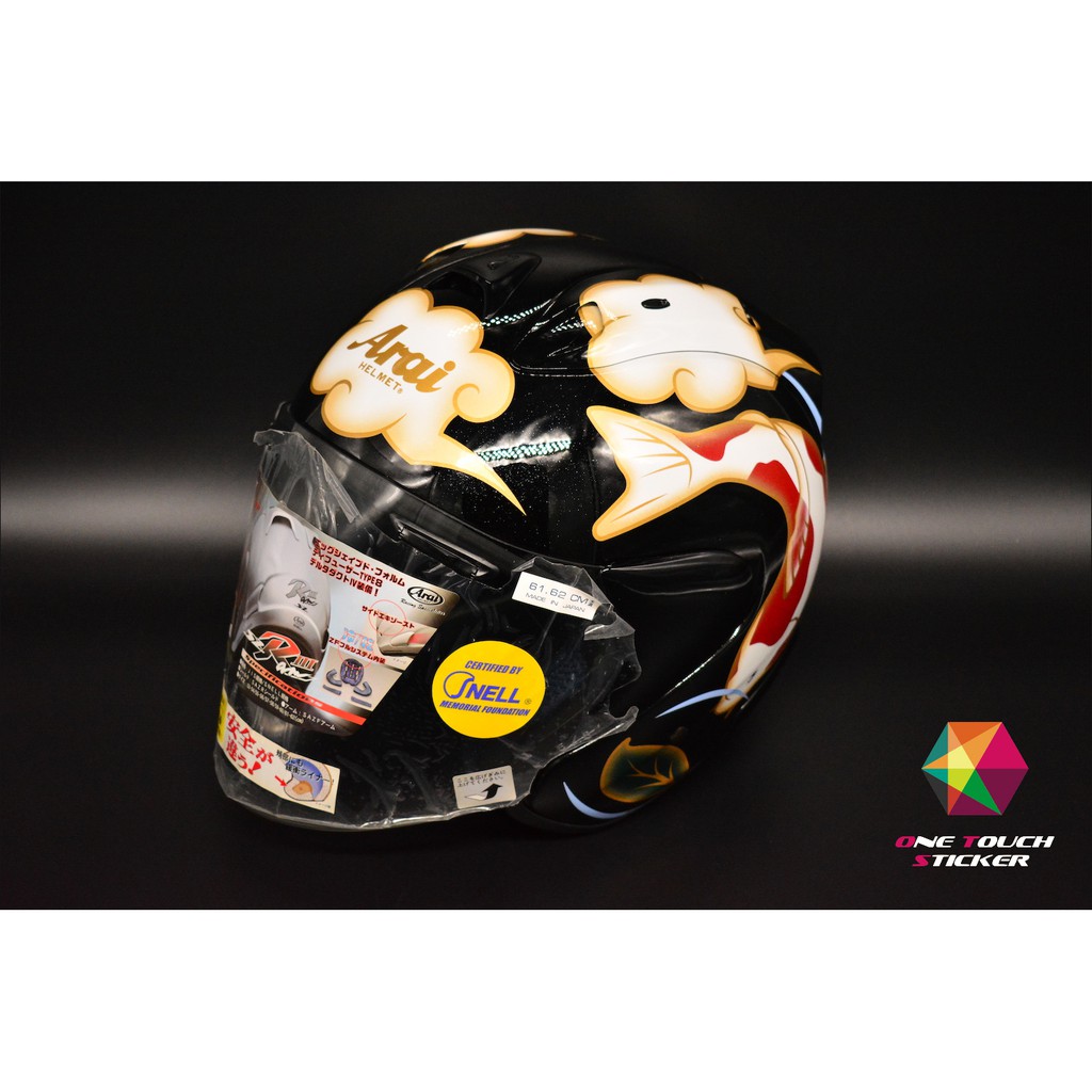 ARAI RAM3 NISHIKIGOI METALLIC BLACK | Shopee Malaysia