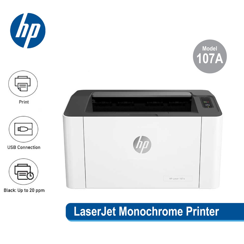 HP LaserJet Monochrome Printer 107A (Wired) | Shopee Malaysia