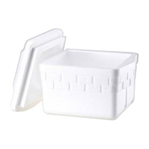 Polyfoam Styrofoam 9 litres Best Insulation thermal cool storage white ...