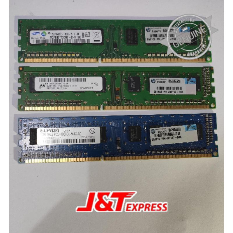 Desktop RAM DDR3 1GB 2GB PC3 PC3L | Shopee Malaysia