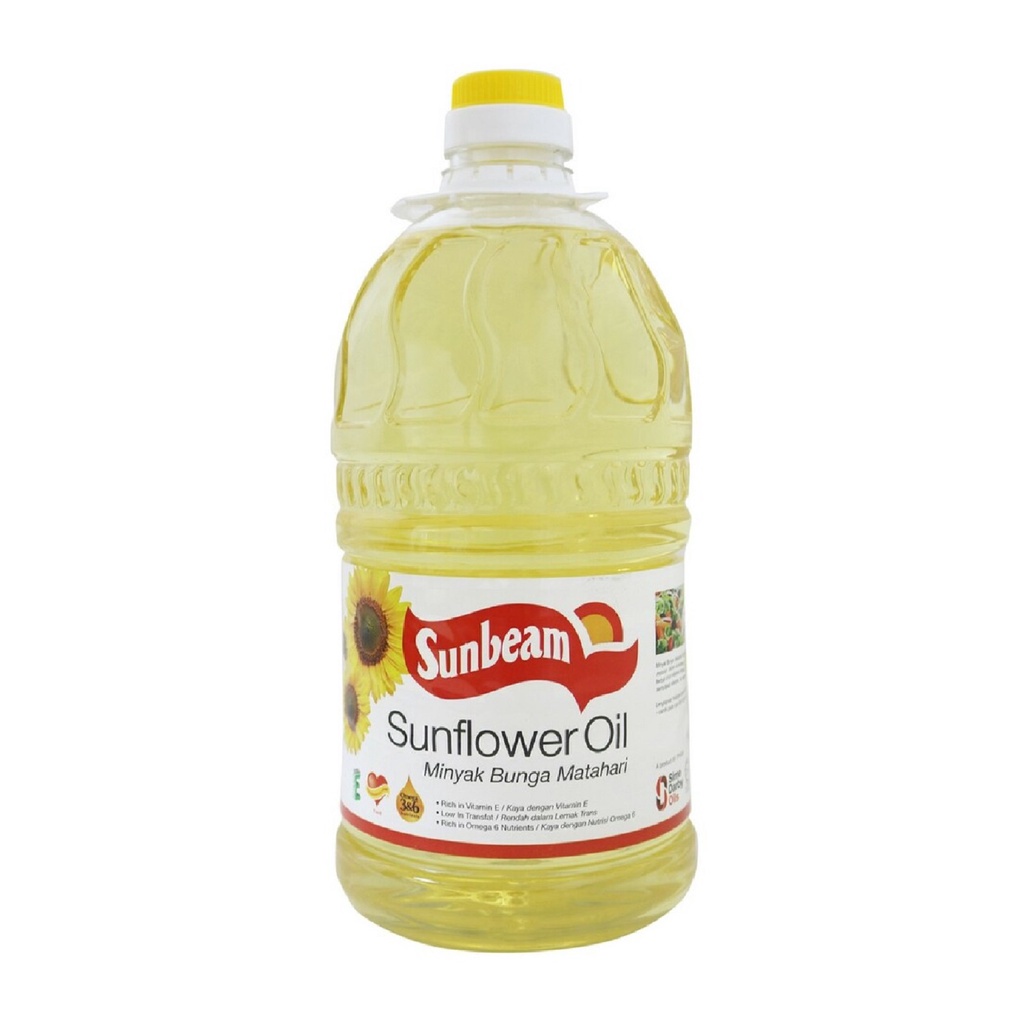 Sunbeam Sunflower Oil (3kg) | Shopee Malaysia