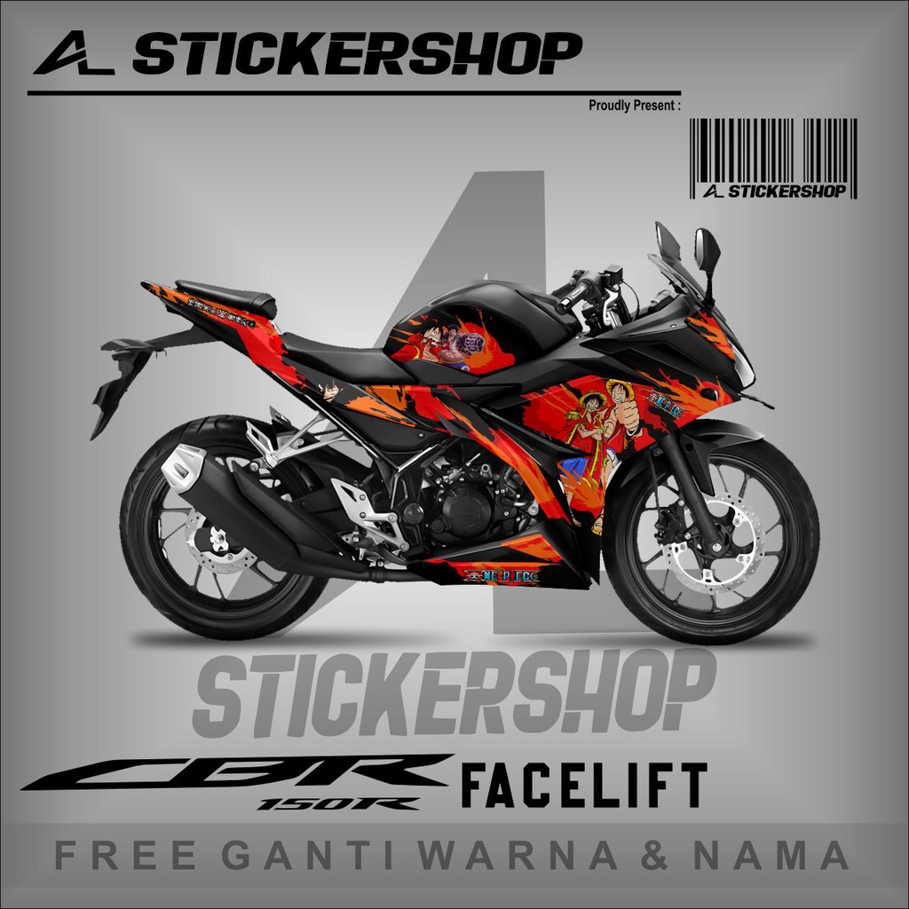 Striping CBR 150 / Variation / Graphic / SEMIFULL / ONE PIECE | Shopee ...