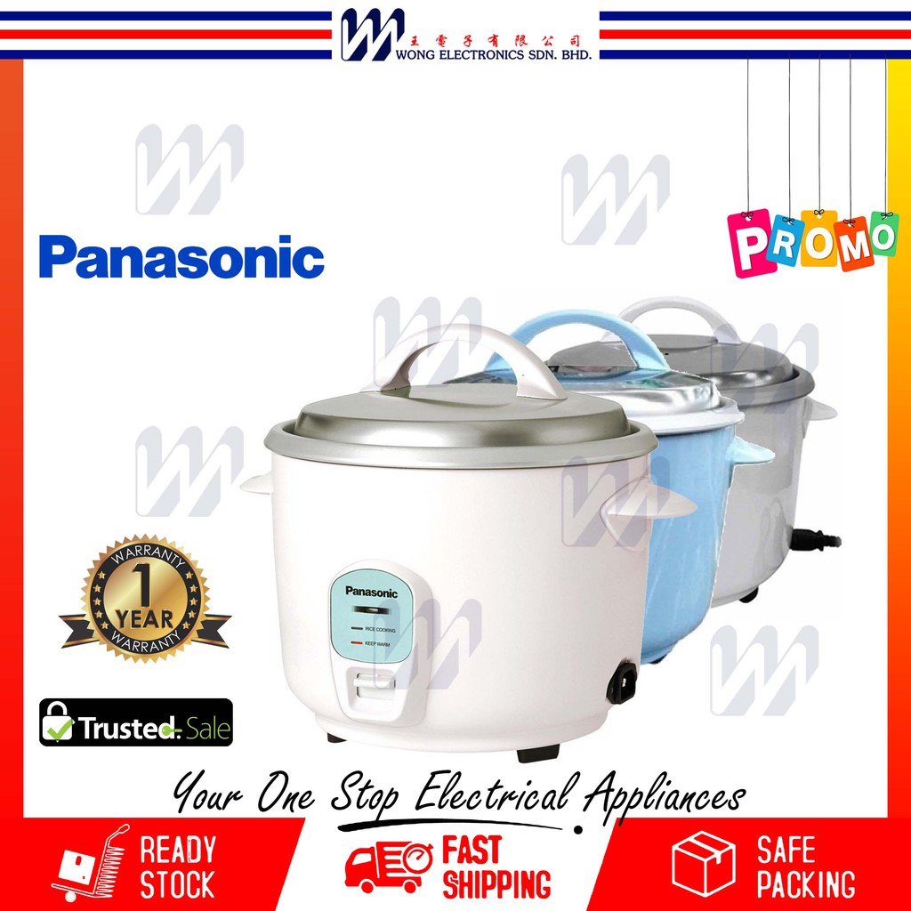 Panasonic Rice Cooker SR-E28 2.8L (Random Color) | Periuk Nasi | Shopee ...