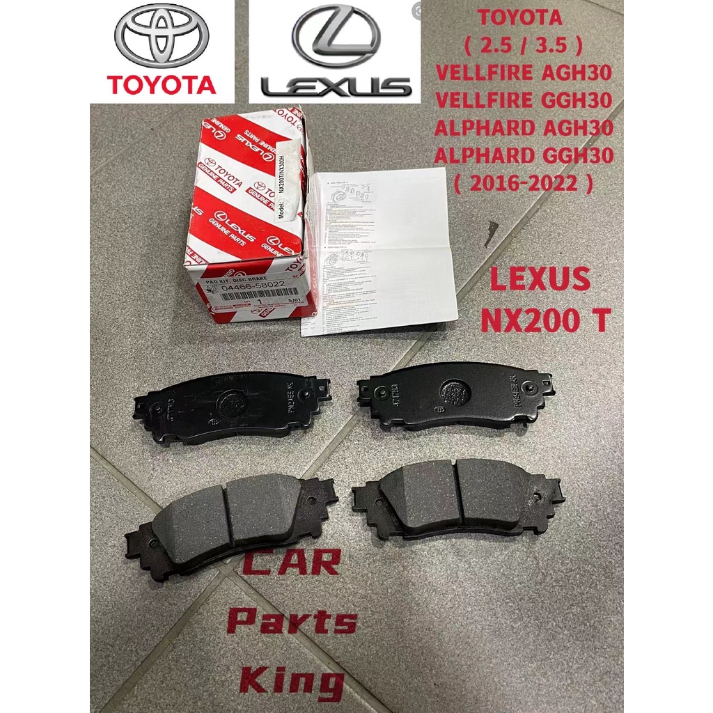 ( 100% ORIGINAL ) TOYOTA VELLFIRE AGH30 GGH30 ALPHARD AGH30 GGH30 2.5 ...