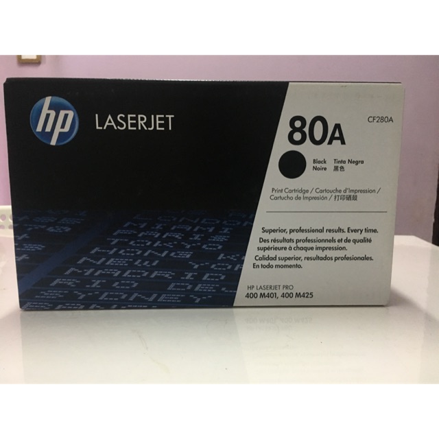 HP80A BLACK ORIGINAL LASERJET TONER CARTRIDGE (CF280A) | Shopee Malaysia