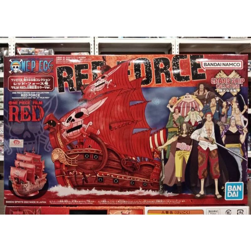 Original Bandai. One Piece. Grand Ship Collection. Red Force. Red Film ...