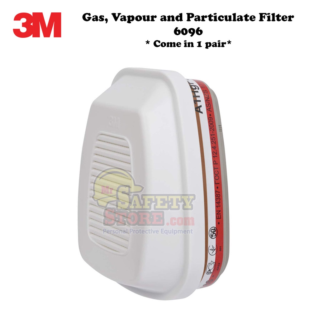 3M Gas, Vapour and Particulate Filter 6096 | Shopee Malaysia