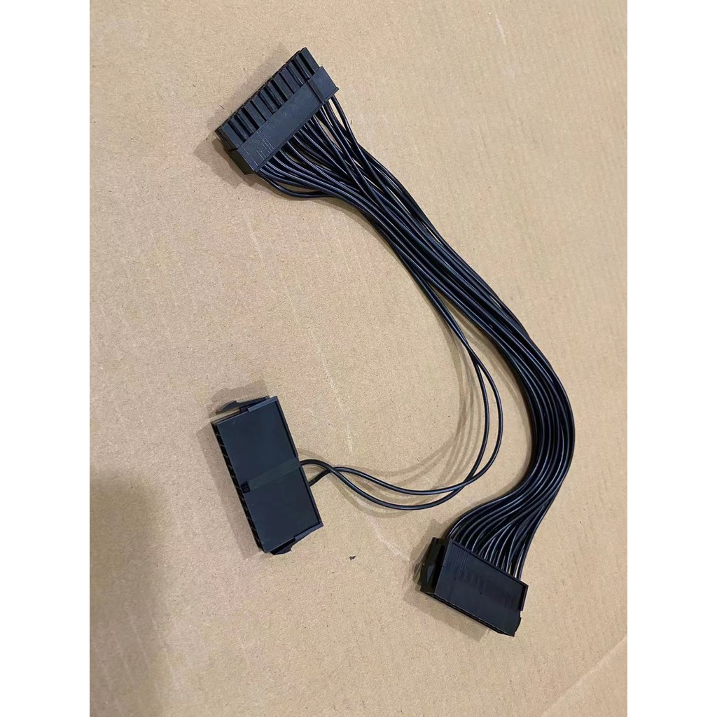Pcie atx power supply adaptor cable connector for mining 24 pin 20+4pin ...