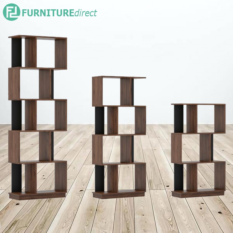 ALASKA wooden bookshelf divider/ rak buku/ bookcase shelf/ rak buku ...