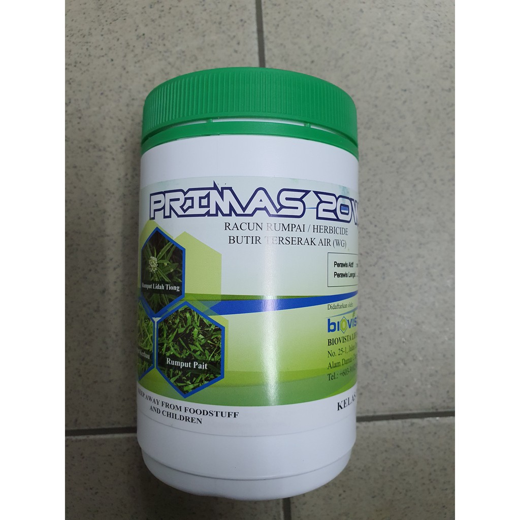 Primas 20WG racun rumpai(250 gram)for killing round grass.Untuk matikan ...