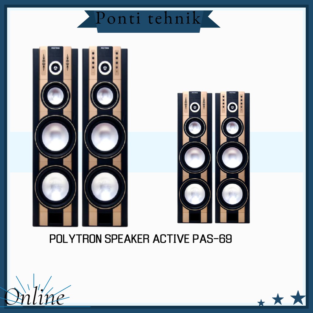Active Polytron Speaker Pas-69 Bluetooth | BeeCost