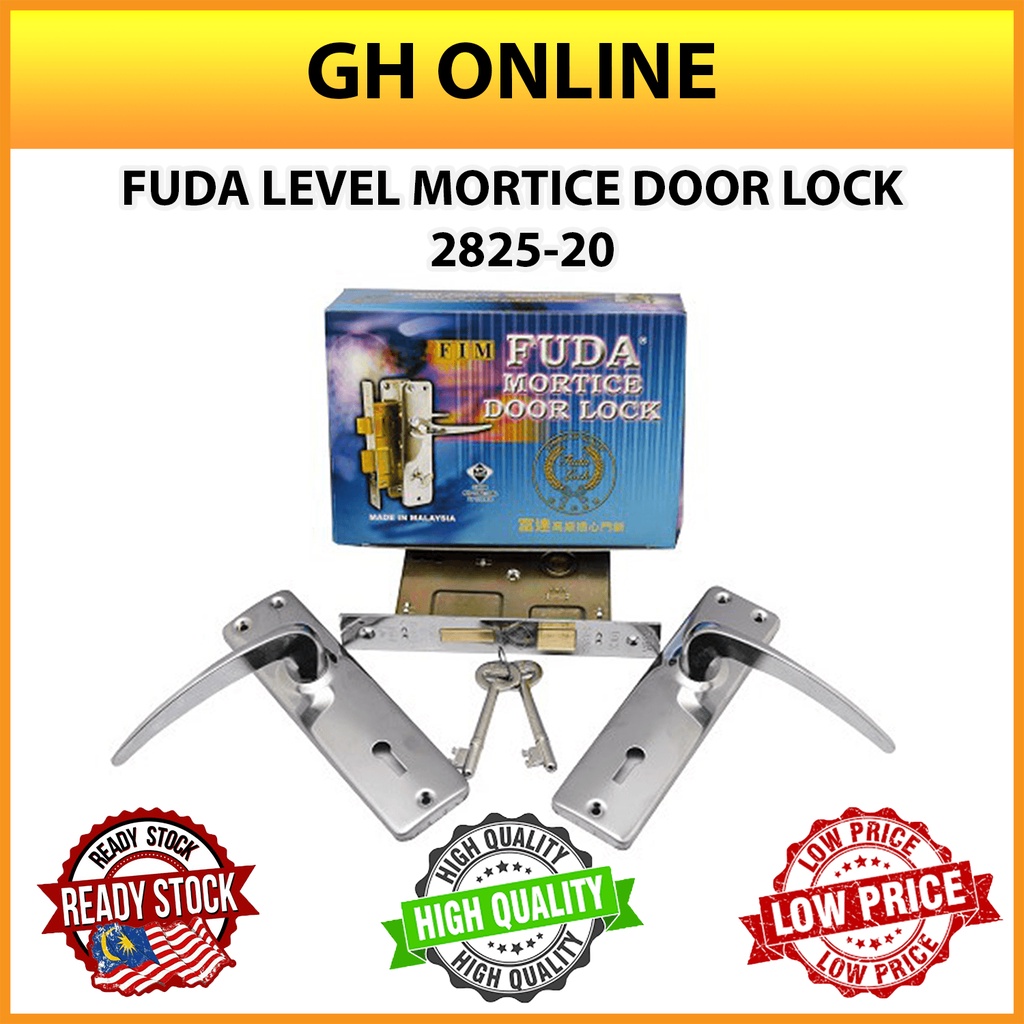 FUDA LOCK LEVEL MORTICE DOOR LOCK 2825-20 门锁 | Shopee Malaysia