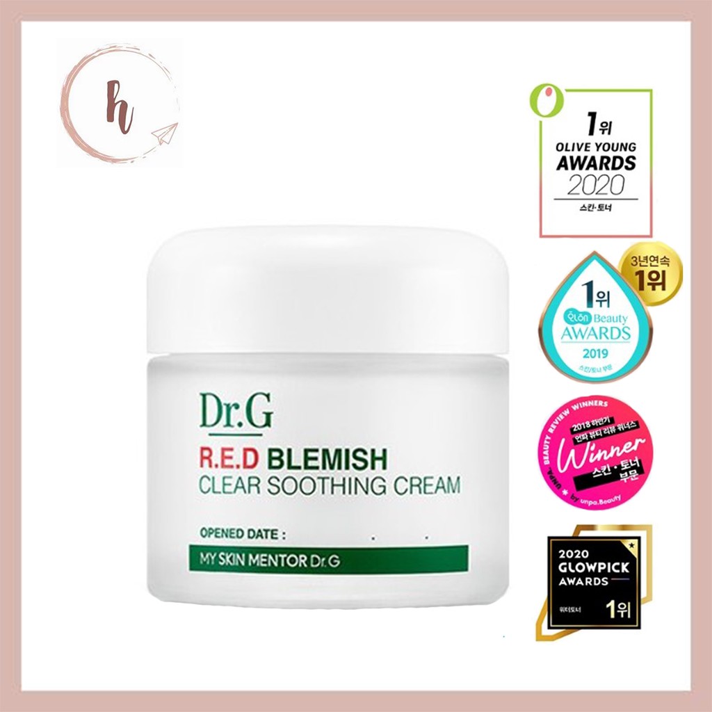 Dr.G RED Blemish Clear Control Soothing Cream 70ml Korea Skincare ...