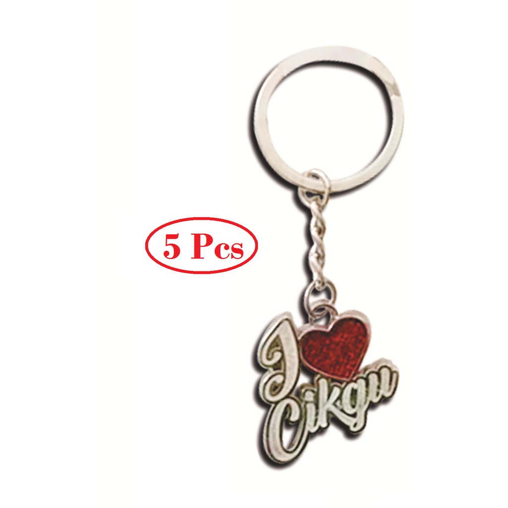 I Love Cikgu Crystal White Keychain (5 Pcs) | Shopee Malaysia