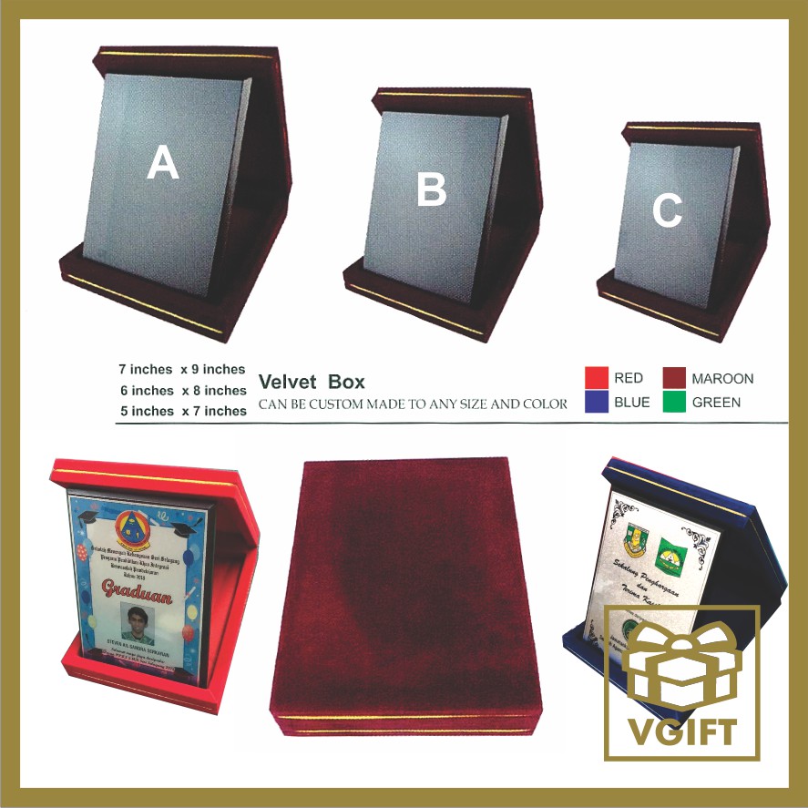 VELVET BOX , KOTAK BALDU + LABEL + LOGO ( HADIAH SUKAN DAN HADIAH ...