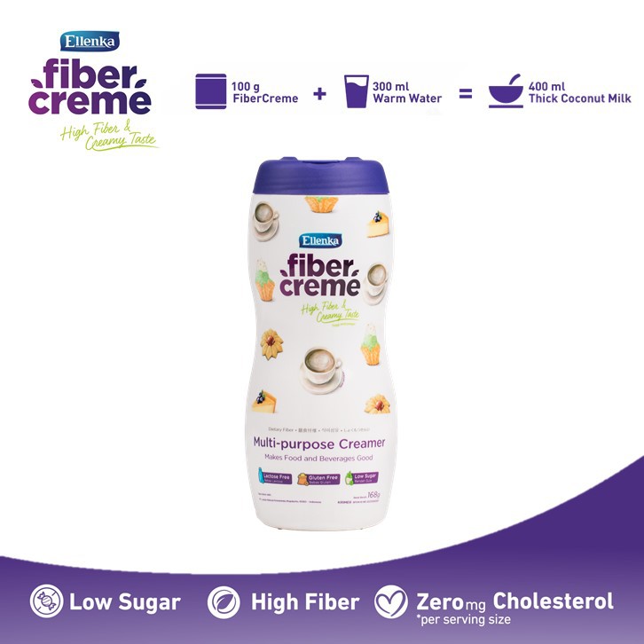 Ellenka Fiber Crème Multi-Purpose Creamer 168g | Shopee Malaysia