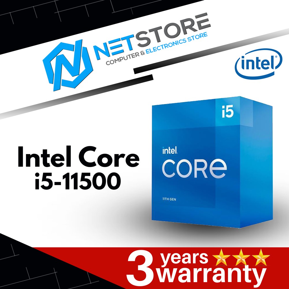INTEL CORE i5-11500 11th GENERATION DESKTOP PROCESSOR 12M Cache, up to ...