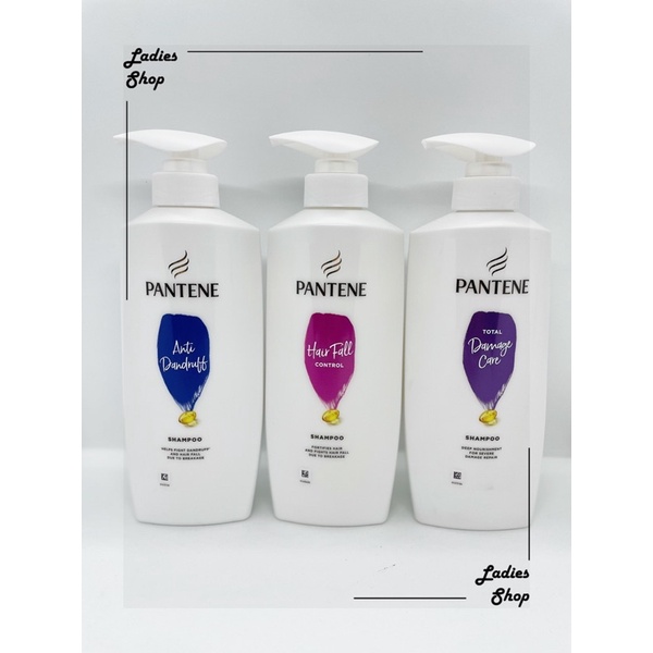 Pantene Shampoo 480ml Anti Dandruff Hair Fall Control Damage Care ...