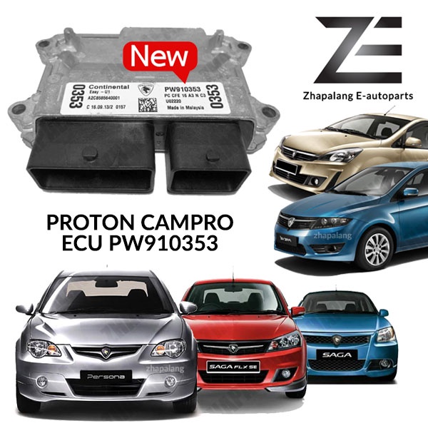 Original Proton ECU BLM FLX Persona Exora Preve PW910353 Engine Control ...