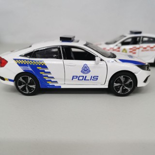 Honda Civic FC Pdrm mpv polis car, MP polis Malaysia kereta polis with ...