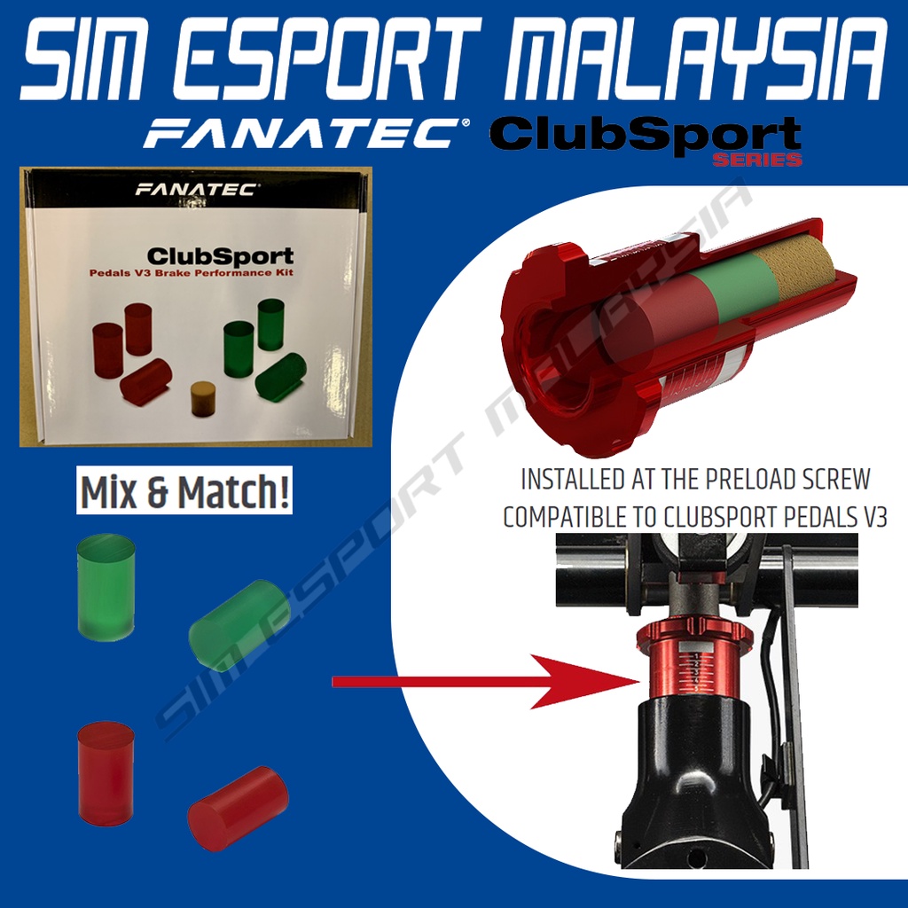 Fanatec ClubSport Pedals V3 Brake Performance Kit | Shopee Malaysia